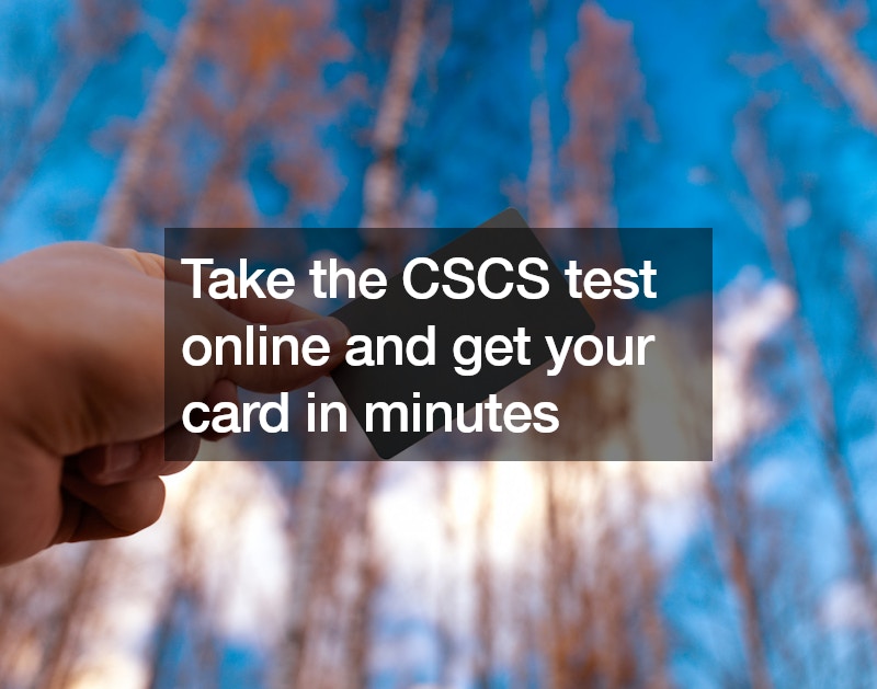 How to Apply for a CSCS Card - Kingslynn